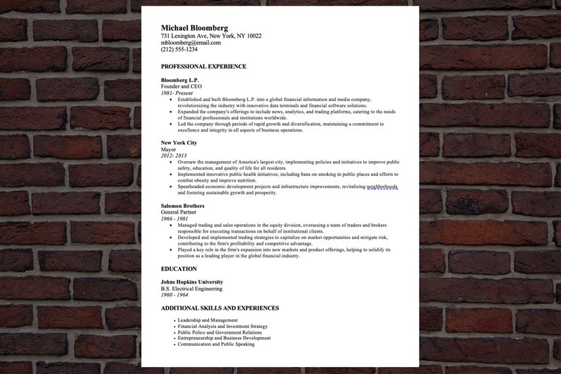 The Clean Resume - Simple Resume Template to Find Your Dream Job - Etsy