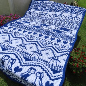 Hand Crocheted Afghan EVERYTHING Dutch Holland Amsterdam - Etsy