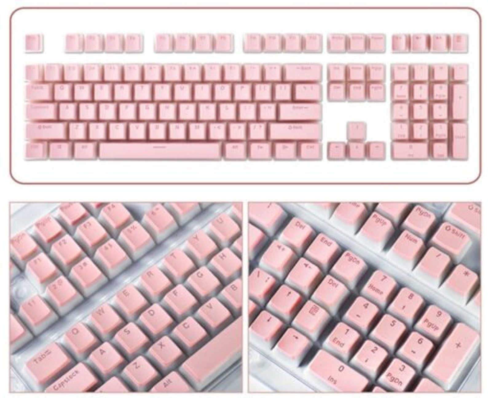 Pudding Lightup Keycap Set Pbt Keycap Set Cherry Mx Keycap Tech ...