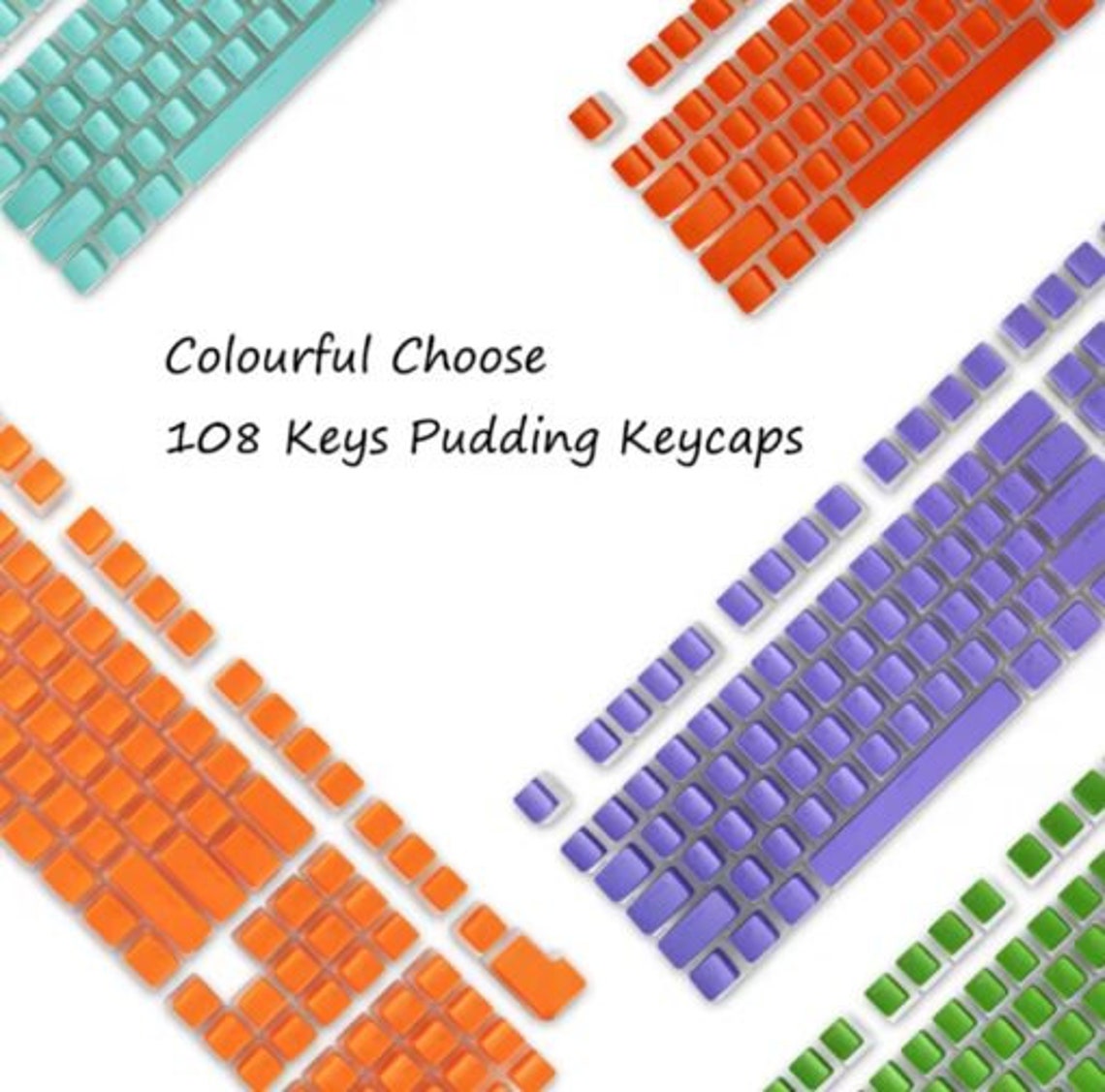 Pudding Lightup Keycap Set Pbt Keycap Set Cherry Mx Keycap Tech ...