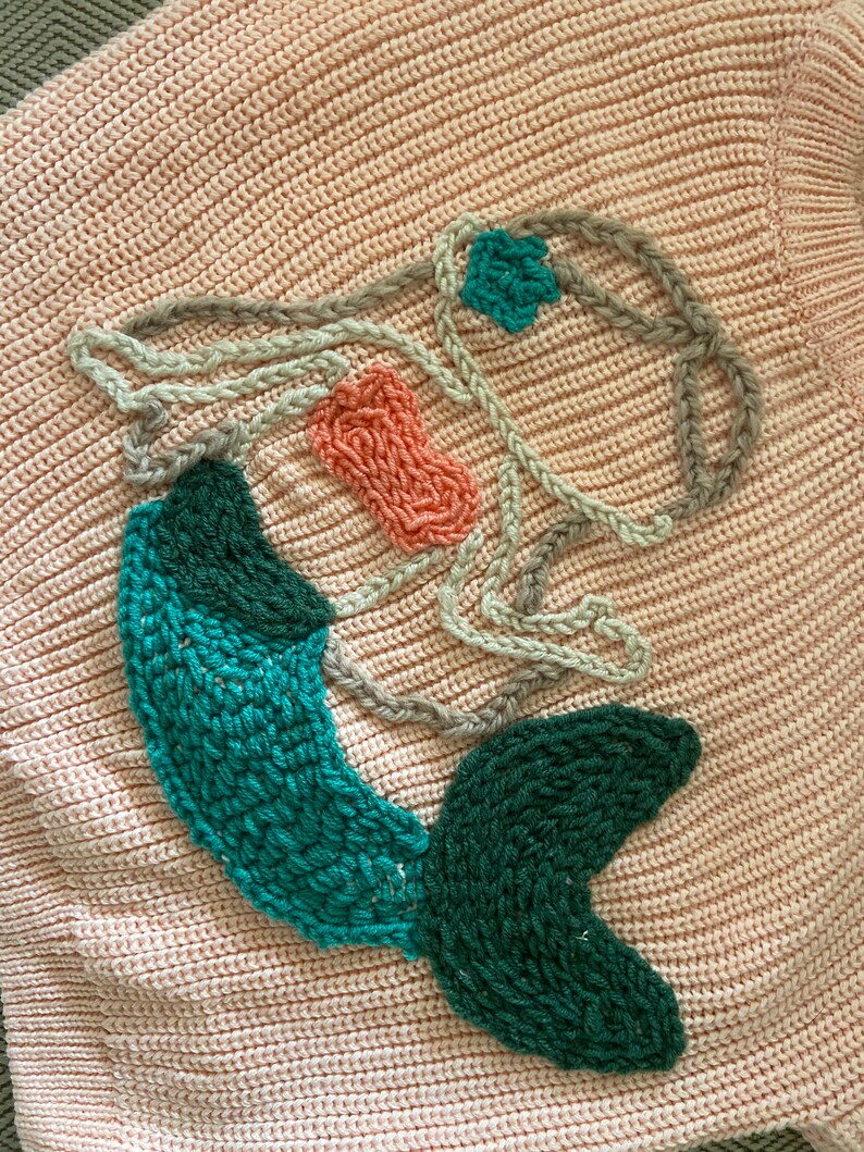 Custom Mermaid Sweater - Etsy