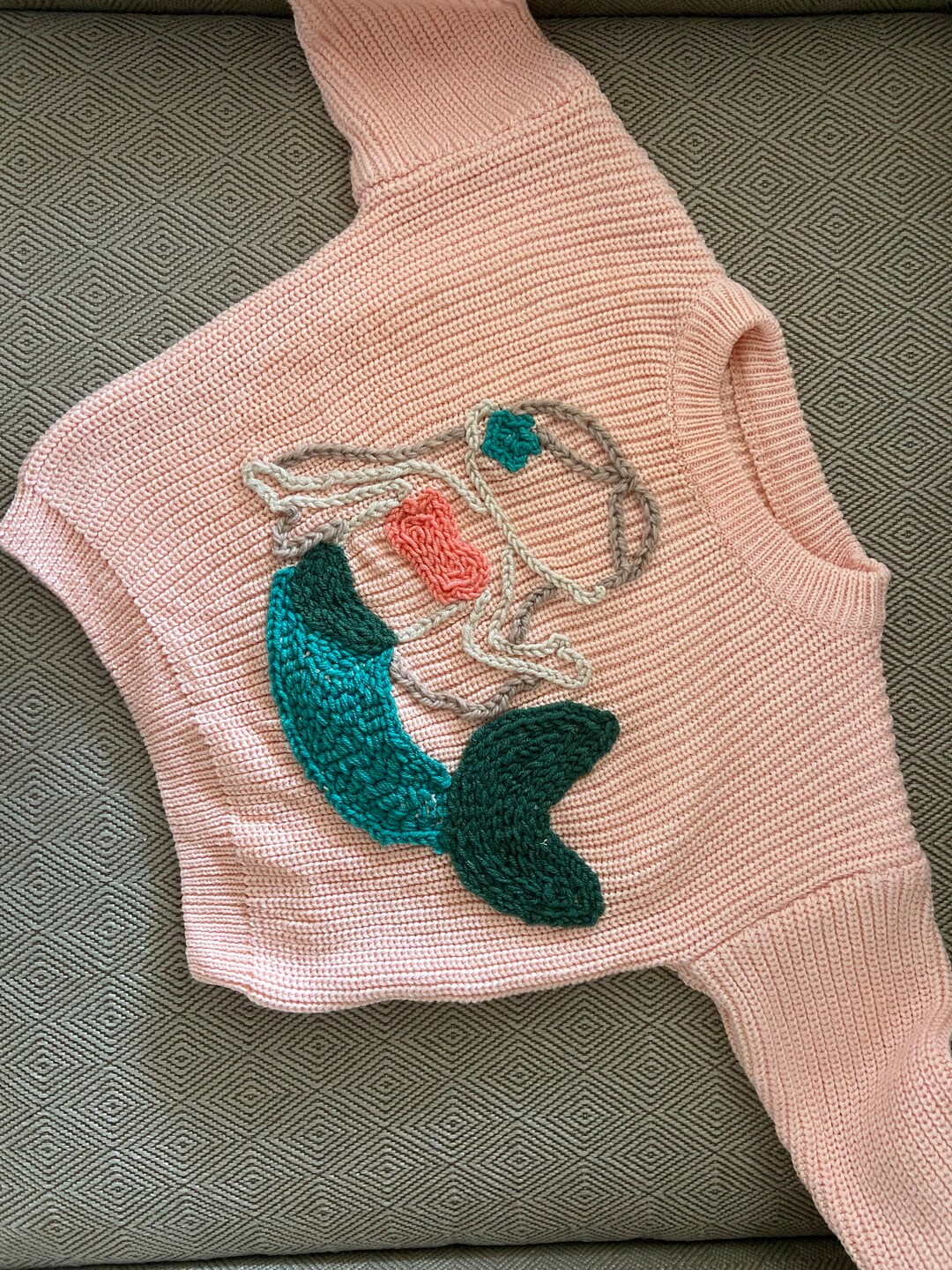 Custom Mermaid Sweater - Etsy
