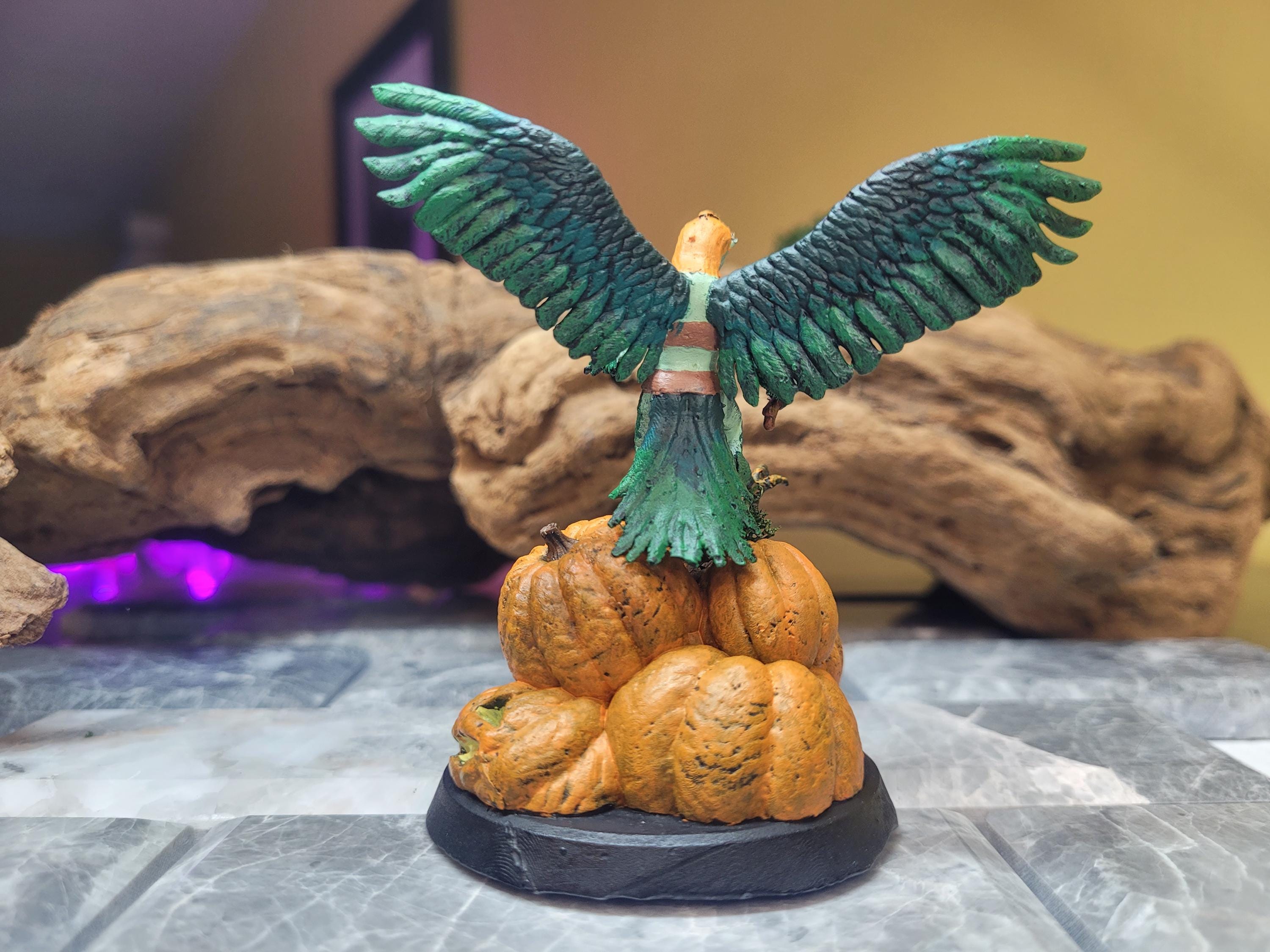 Harvest Harpy- Hand Painted - Etsy
