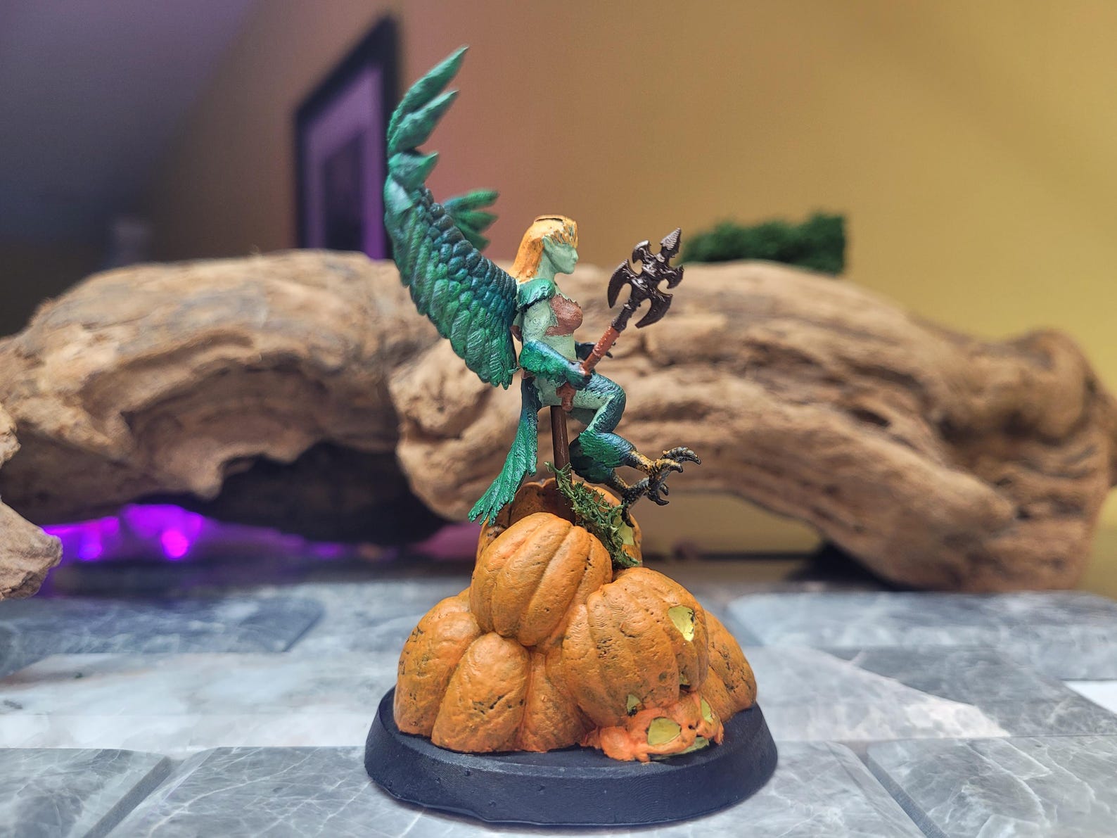 Harvest Harpy- Hand Painted - Etsy