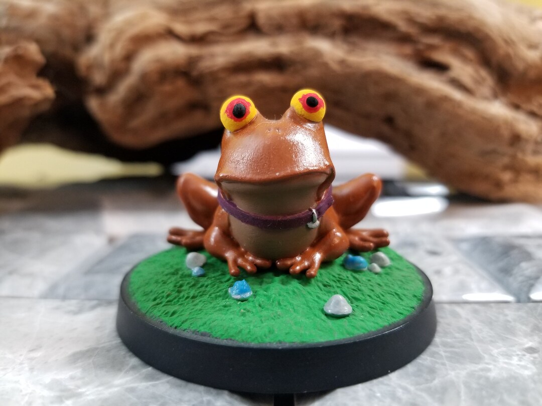 Cosmic Hypnotic Toad- Hand Painted - Etsy