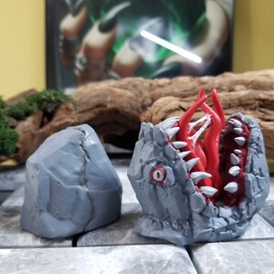 Rock Mimic-hand Painted - Etsy