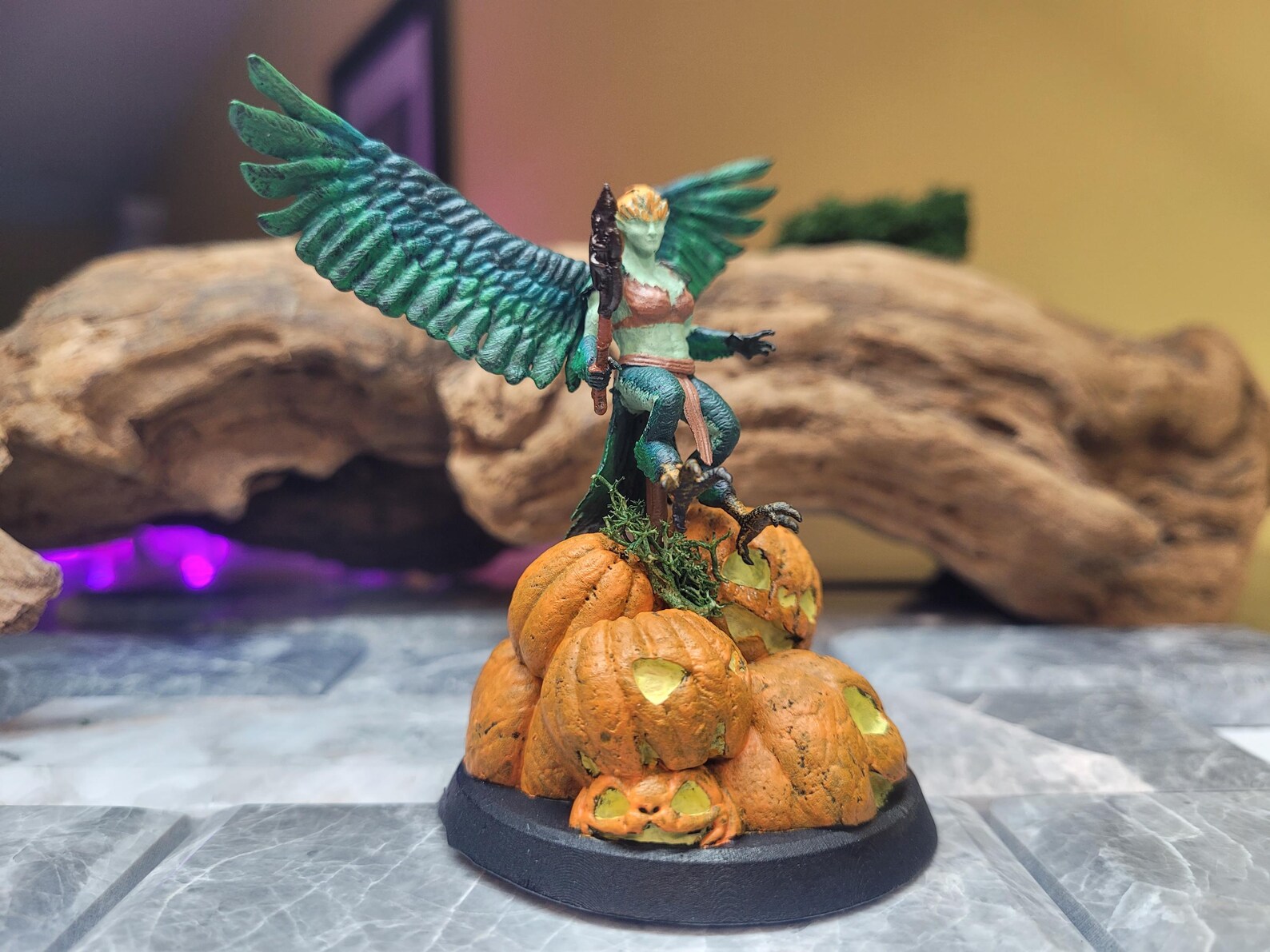 Harvest Harpy- Hand Painted - Etsy
