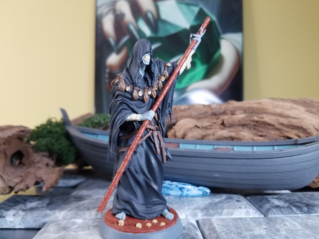 Charon-merrenoloth-boat Man-painted - Etsy