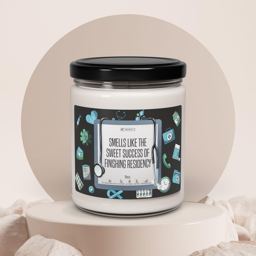 Residency Candle Completing Residency Gifts Residency Graduation New ...