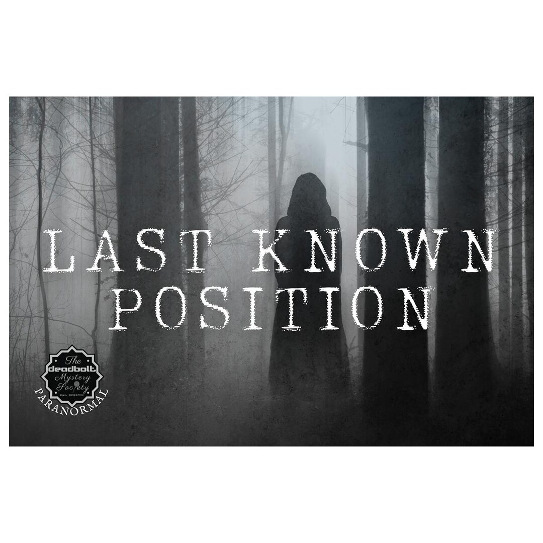 Last Known Position (murder Mystery Game) Mini Mystery - Etsy
