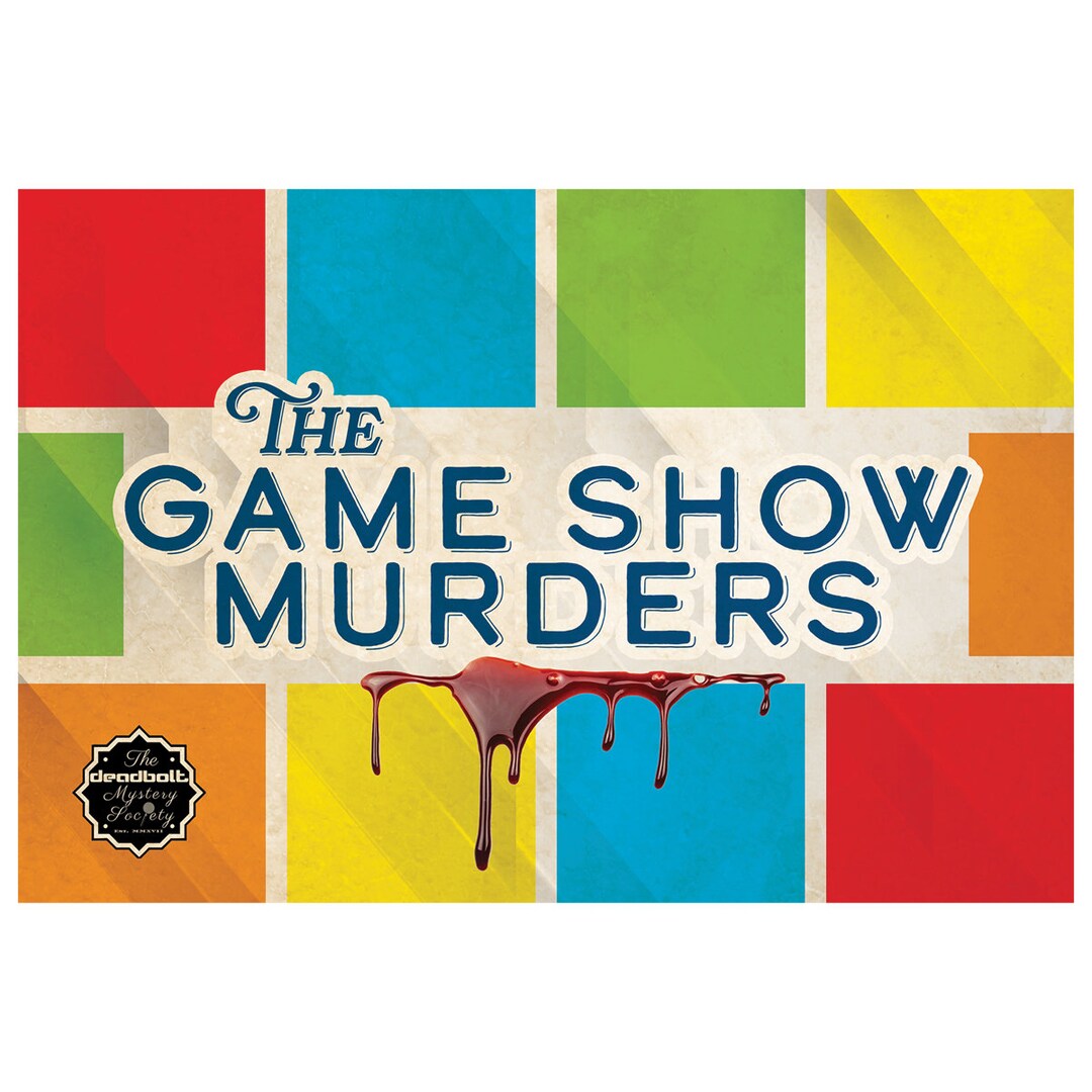 The Game Show Murders murder Mystery Game - Etsy