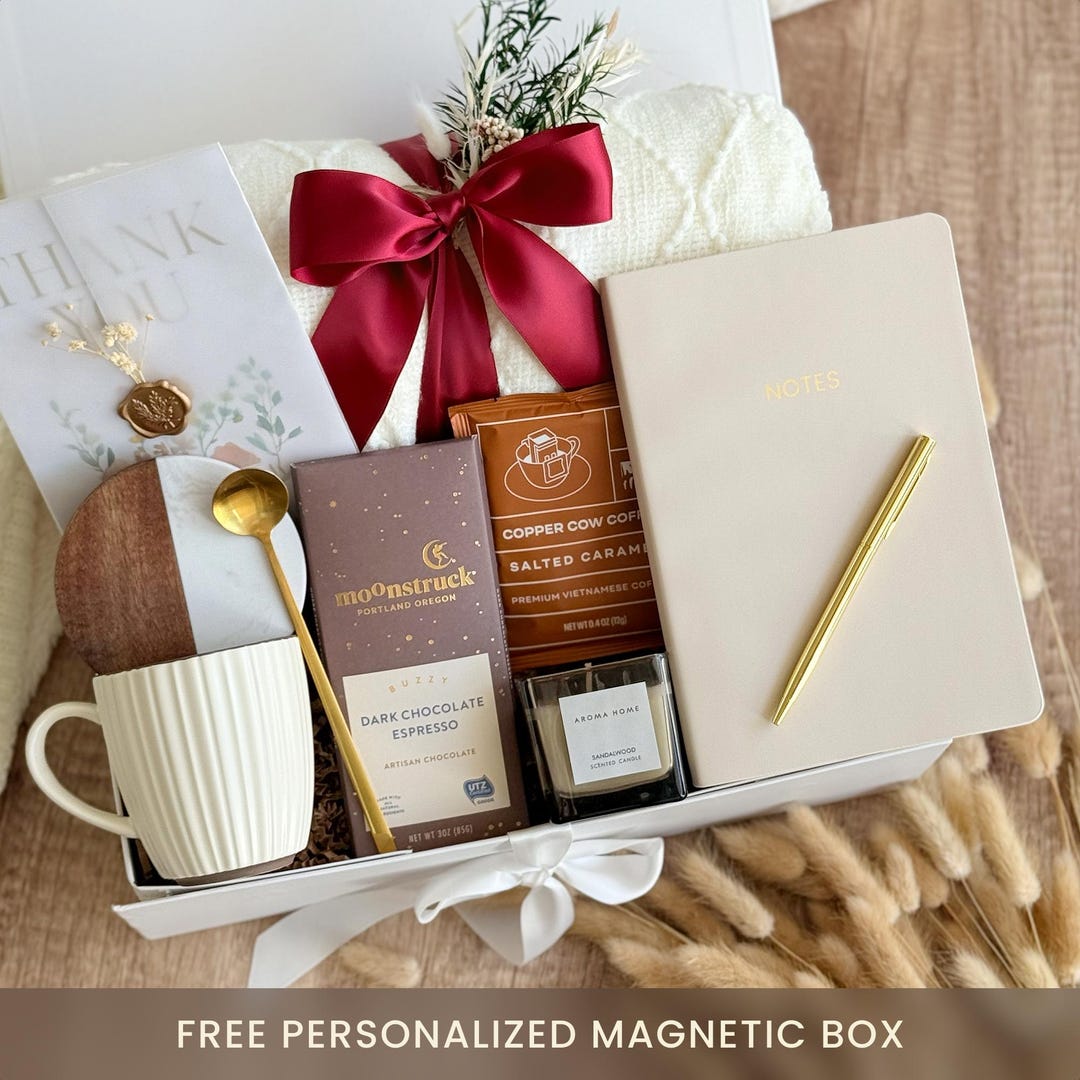 Hygge Gift Box for Employee, Graduation Hygge Gift Box, 50th Birthday ...