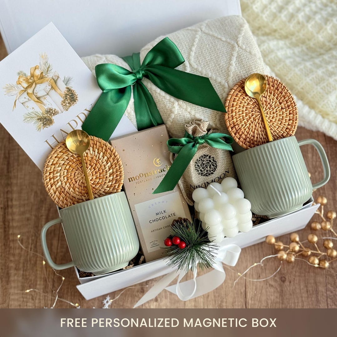 Holiday Gift Box for Couple, Family Christmas, Hygge Gift Box, Gift for ...