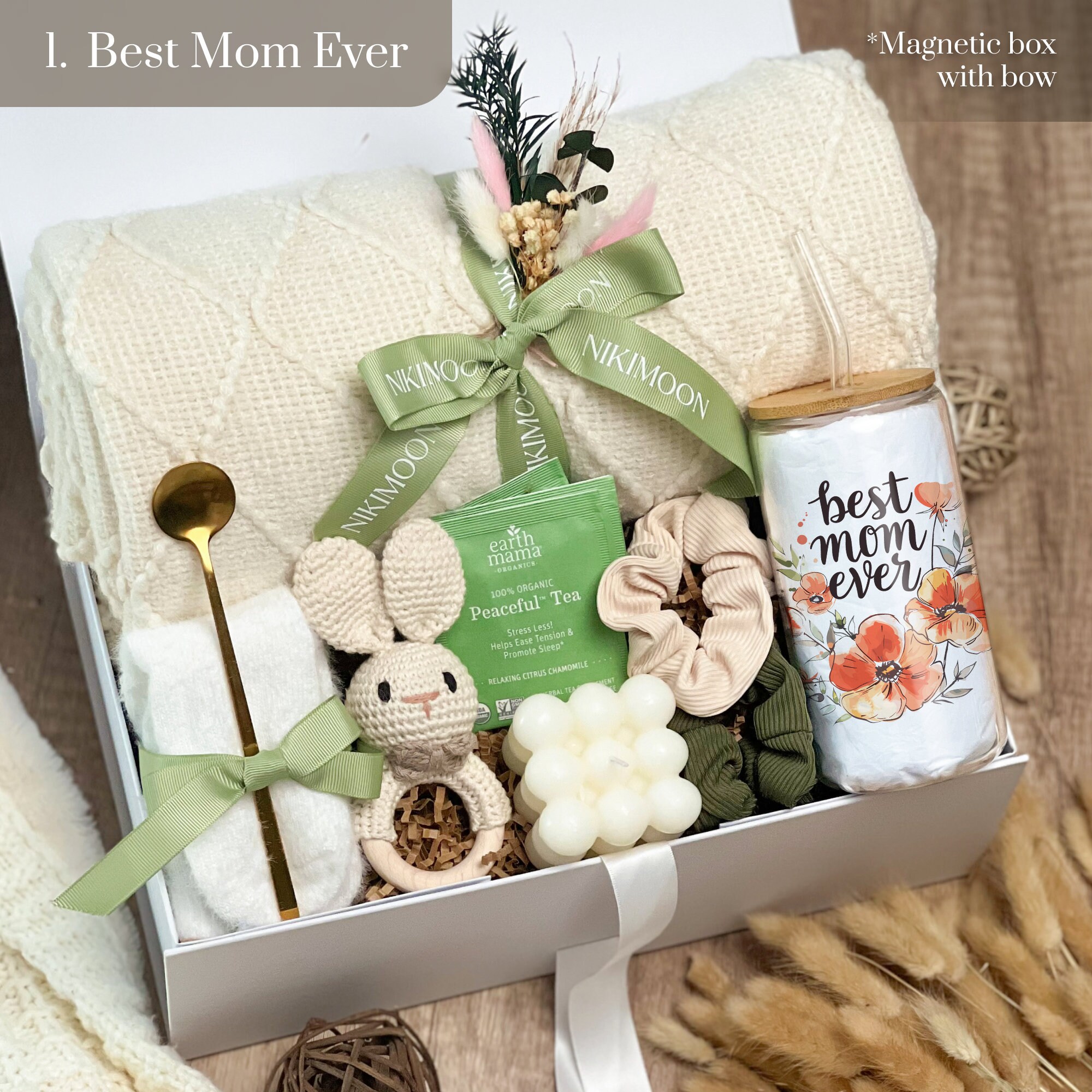 Gift for New Mom, Mom and Baby Gift, Best Mom Ever, Mom Gift Box, First ...