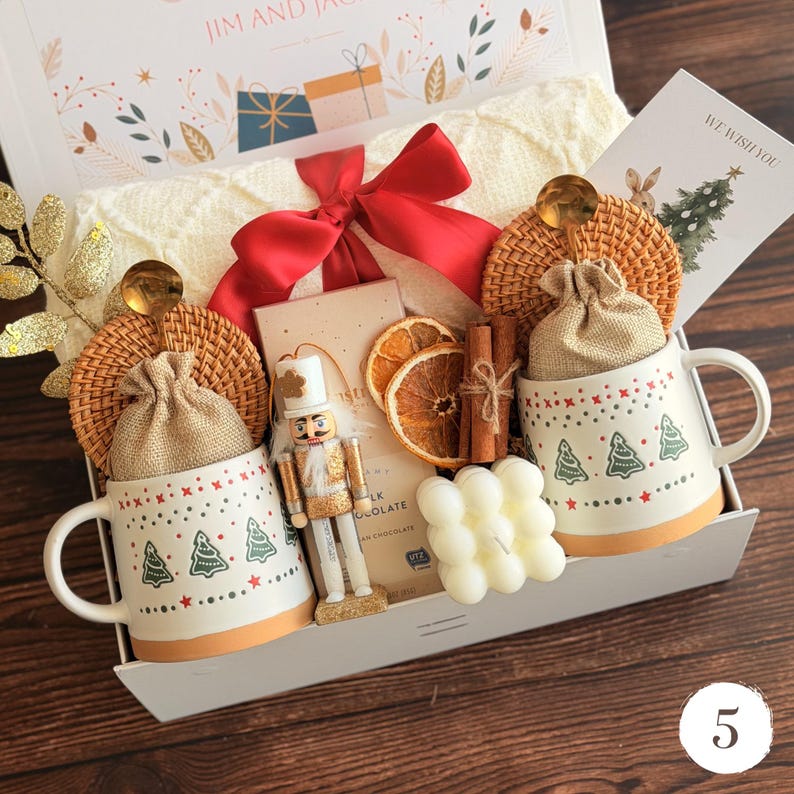 Holiday Gift Box for Couple, Family Christmas, Hygge Gift Box, Gift for ...