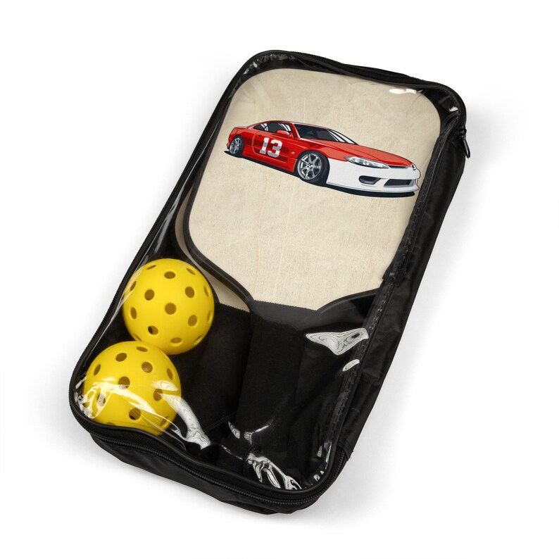 Pickleball Kit - Japanese Race Car- 2 Paddles | 2 Balls | Pickleball ...