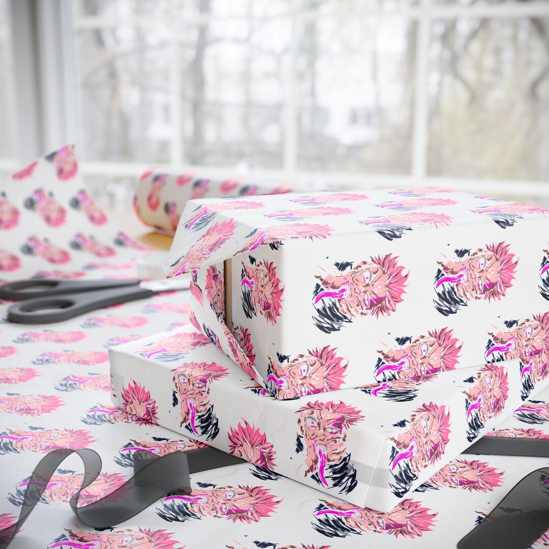 Anime Wrapping Paper, Kawaii Gift Wrap, Otaku Birthday Wrap, Manga Gift ...