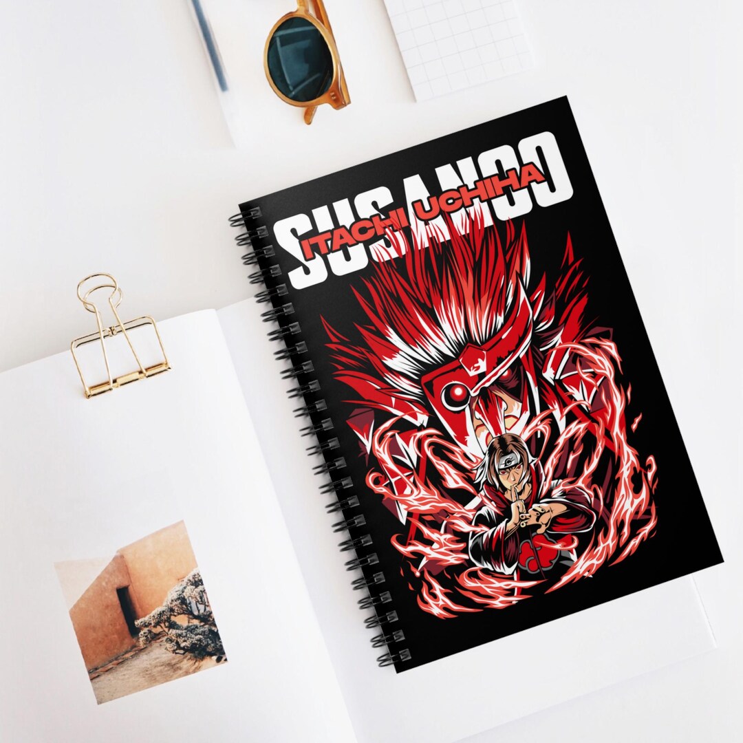 Anime Spiral Notebook | Kawaii Ruled Line Journal | 118 Page Anime ...
