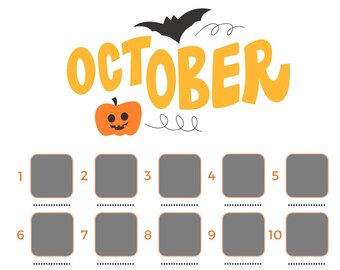 September Instagram Tracker Bundle - Editable Social Media Post ...