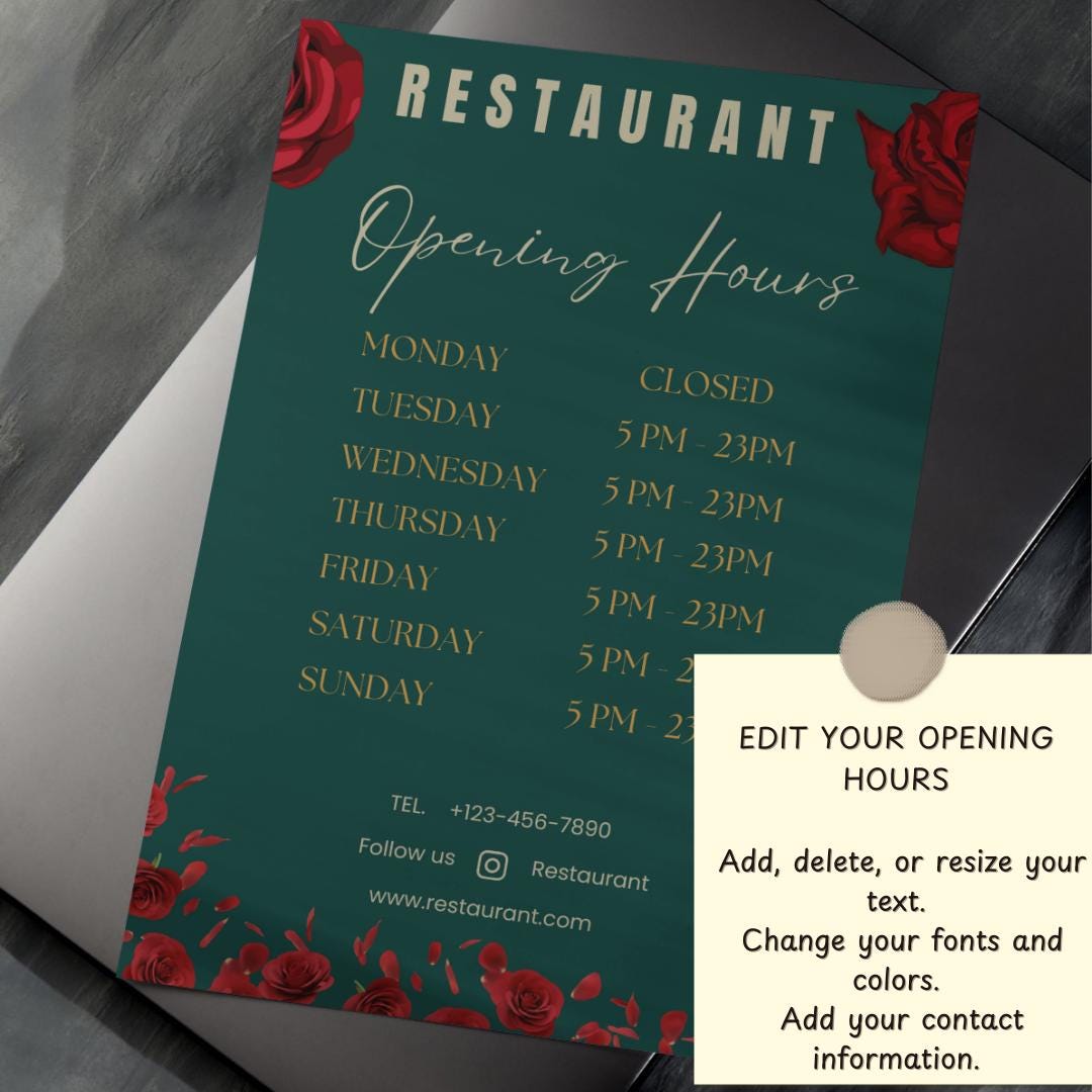 Editable Pizza Menu Template: Printable Pizzeria Design (canva, 8.5x11 ...