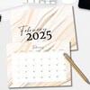 2025 Boho Floral Calendar Printable - Monthly Calendar 2025 - Botanical ...