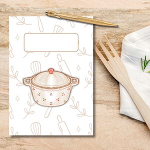Personalized Recipe Binder Kit: Printable Cookbook Dividers, Custom ...