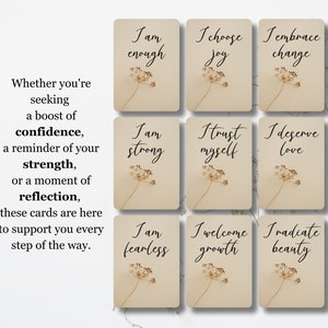 30 Affirmation Cards Printable Positive Affirmations for Women Self ...