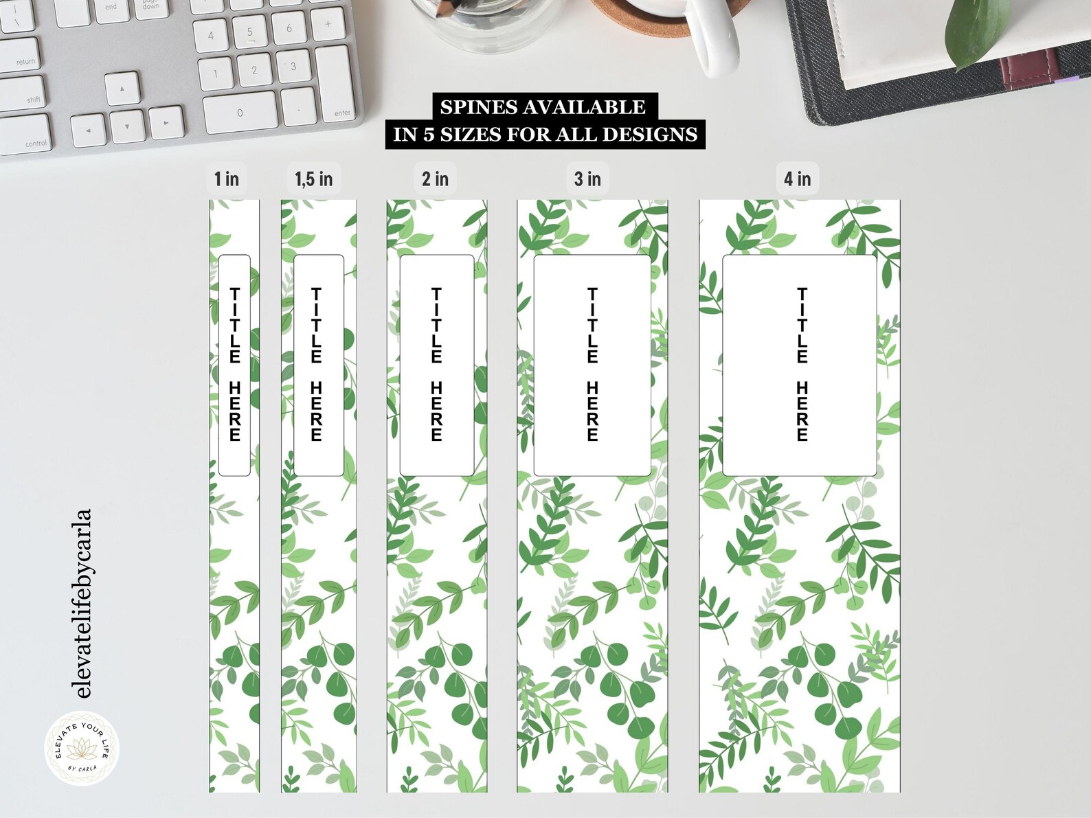 Personalized Herbal Binder Kit - Printable Dividers: Cover, Spine ...