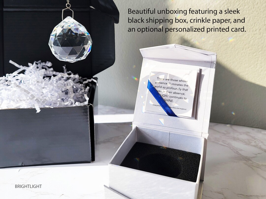 Sympathy Gift, Grief Gift, Crystal Rainbow Maker for Daily Remembrance ...