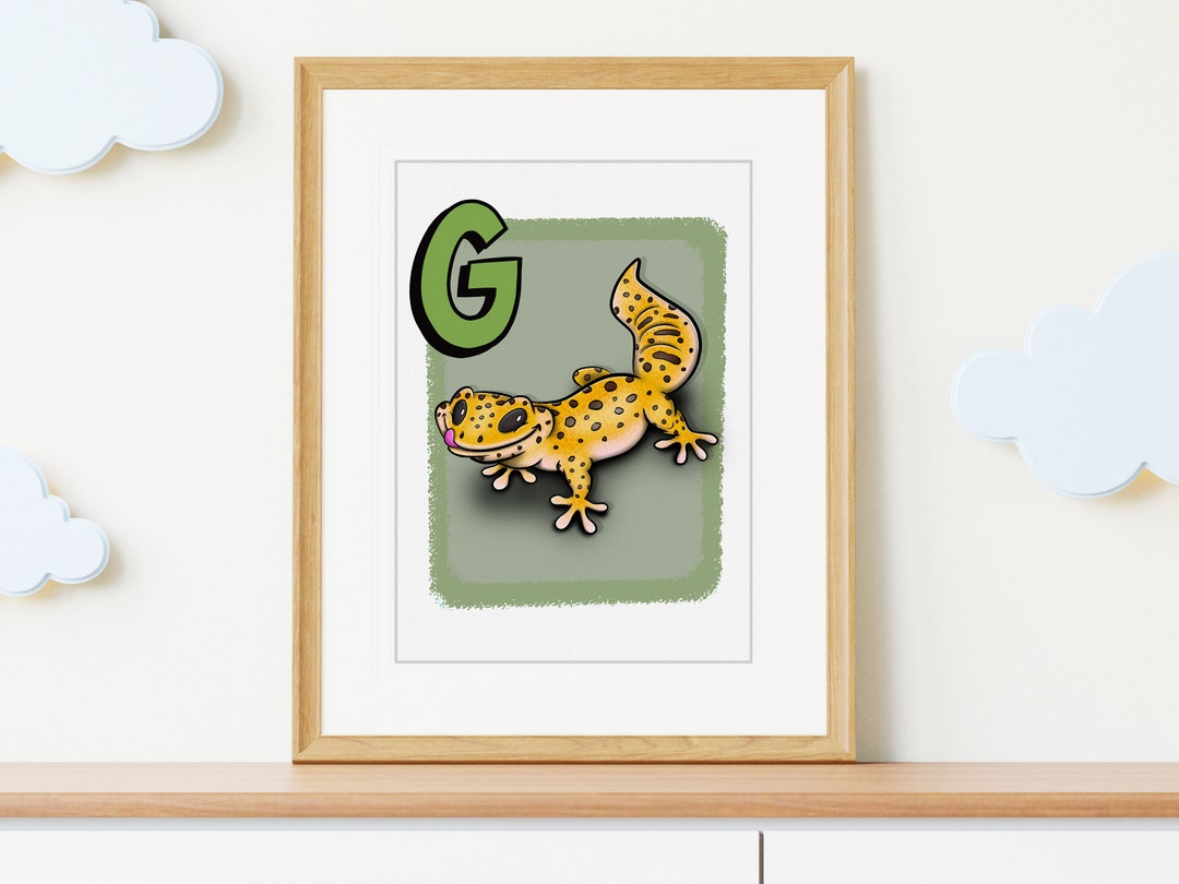 G is for Gecko (digital Download) - Etsy
