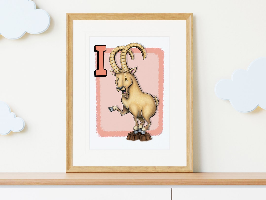 I is for Ibex - Etsy
