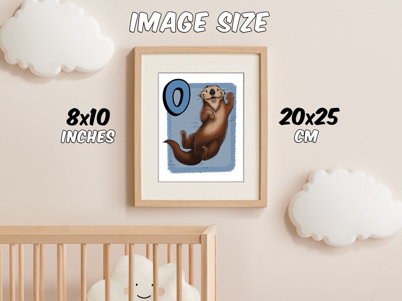 O is for Otter (digital Download) - Etsy