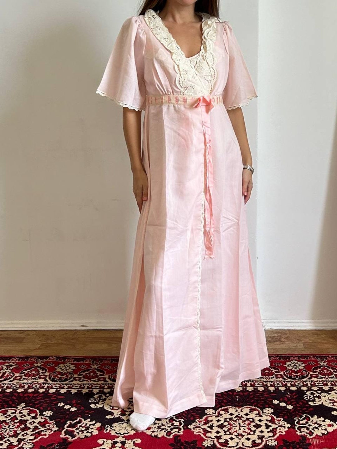 Victorian Romantic Nightgown Antique Lace Dress, Vintage Bridgerton ...