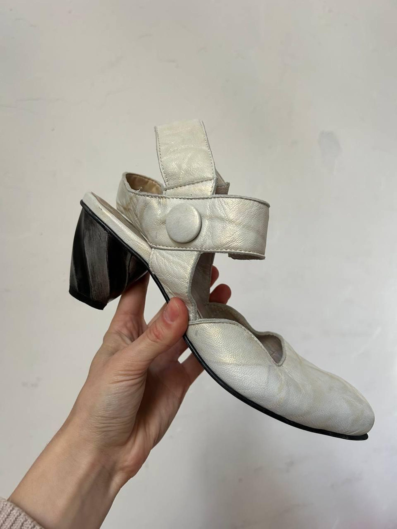 Vintage Pumps Lisa Tucci Leather Heels, Platform 90s Womens Lace up ...