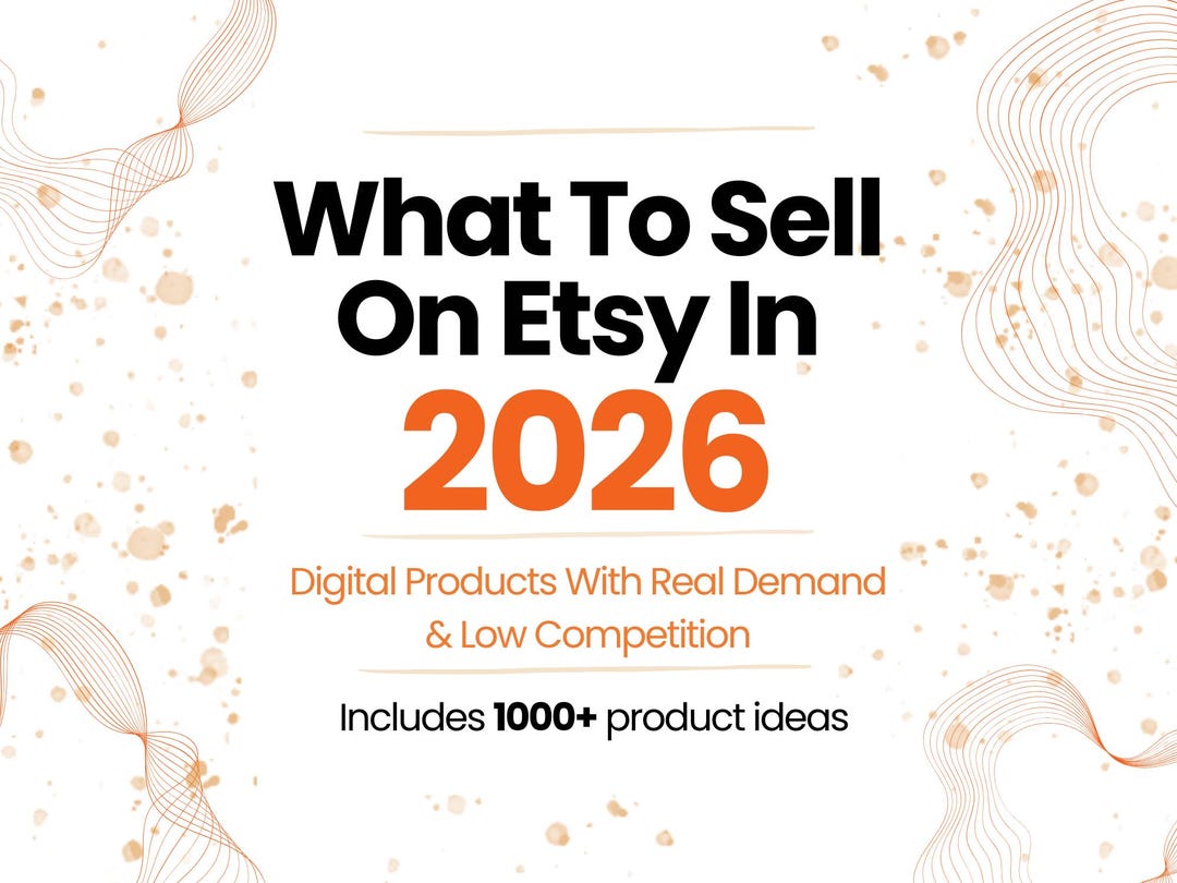 1000+ Profitable Etsy Digital Product Ideas – 2026 Seller Guide (PDF ...