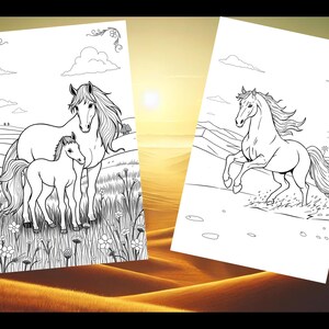 50 Wild Mustangs Coloring Book Wild Horses Coloring Pages Wild Mustang ...