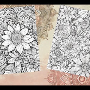 Mandala Flower 2 Coloring Book for Adults Mindful Art Therapy and ...