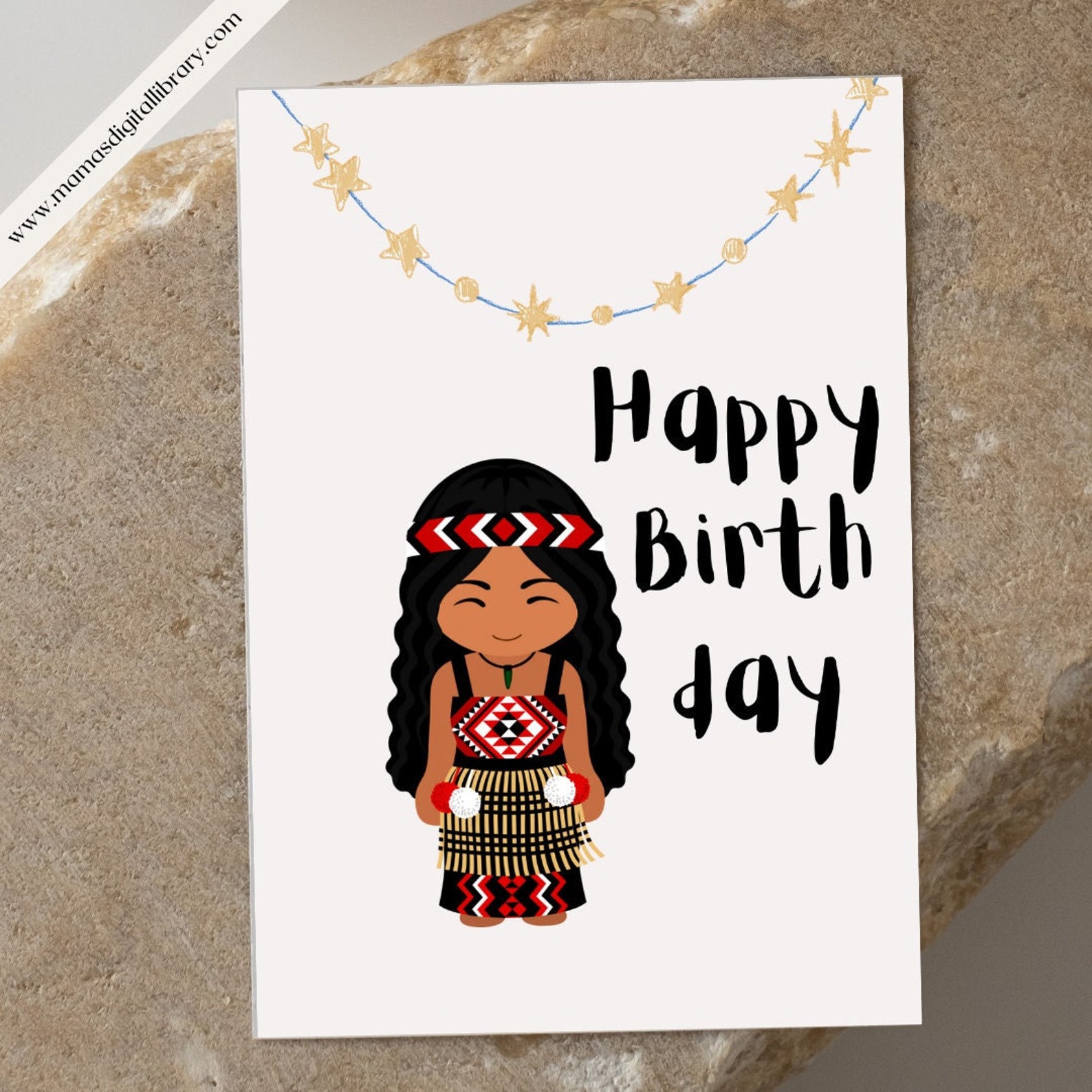 Maori Happy Birthday Card, Birthday Card, New Zealand, NZ Birthday Card ...