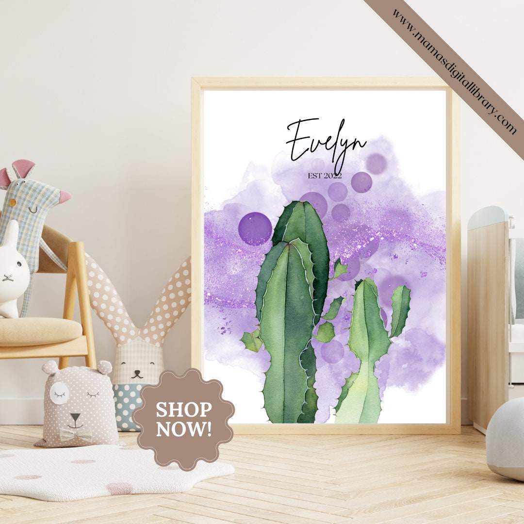 Custom Name Art, Digital Name Art, Print at Home Name Art, Personalised ...