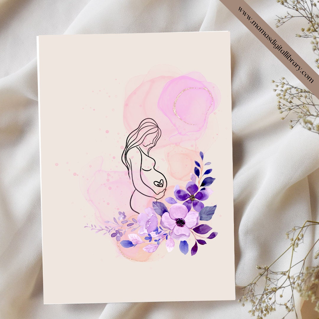 Mother's Day Card, Pregnant Card, Pregnancy Card, Mum to Be, Mom to Be ...