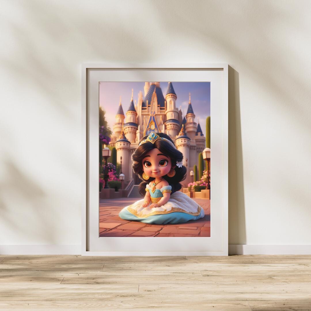 Princess Digital Art Wall Prints Collections Bedroom Prints - Etsy