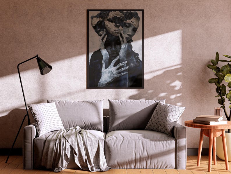 Faces, Printable Poster Design. - Etsy