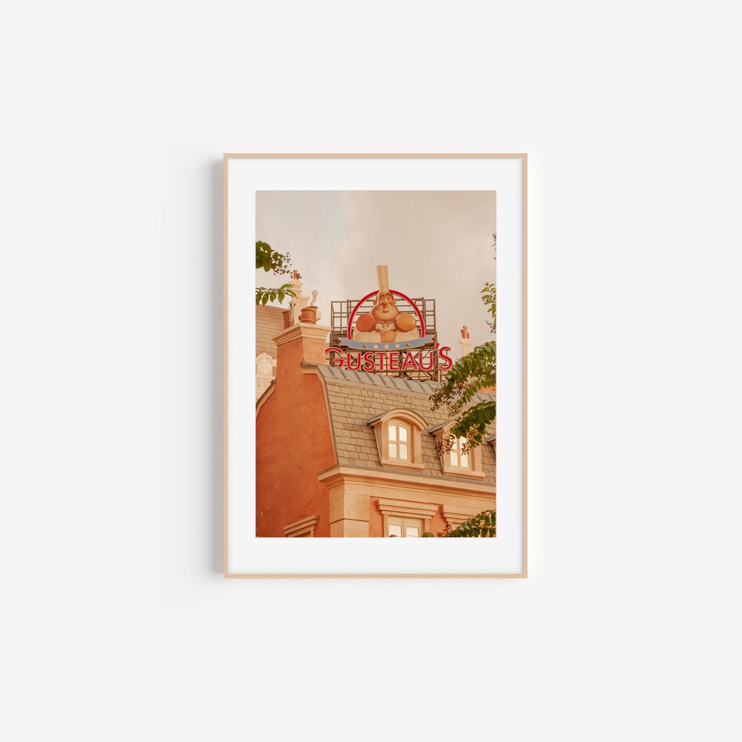 Ratatouille Movie Landscape Fantasyland Epcot Theme Park Paris Digital ...