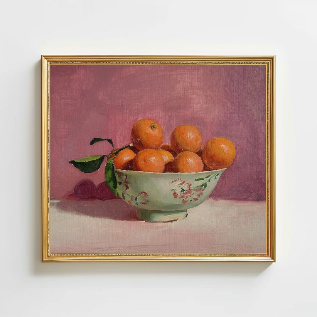 Colourful Still Life Fine Art Print | Kitchen Art | Oranges Fruit Still ...