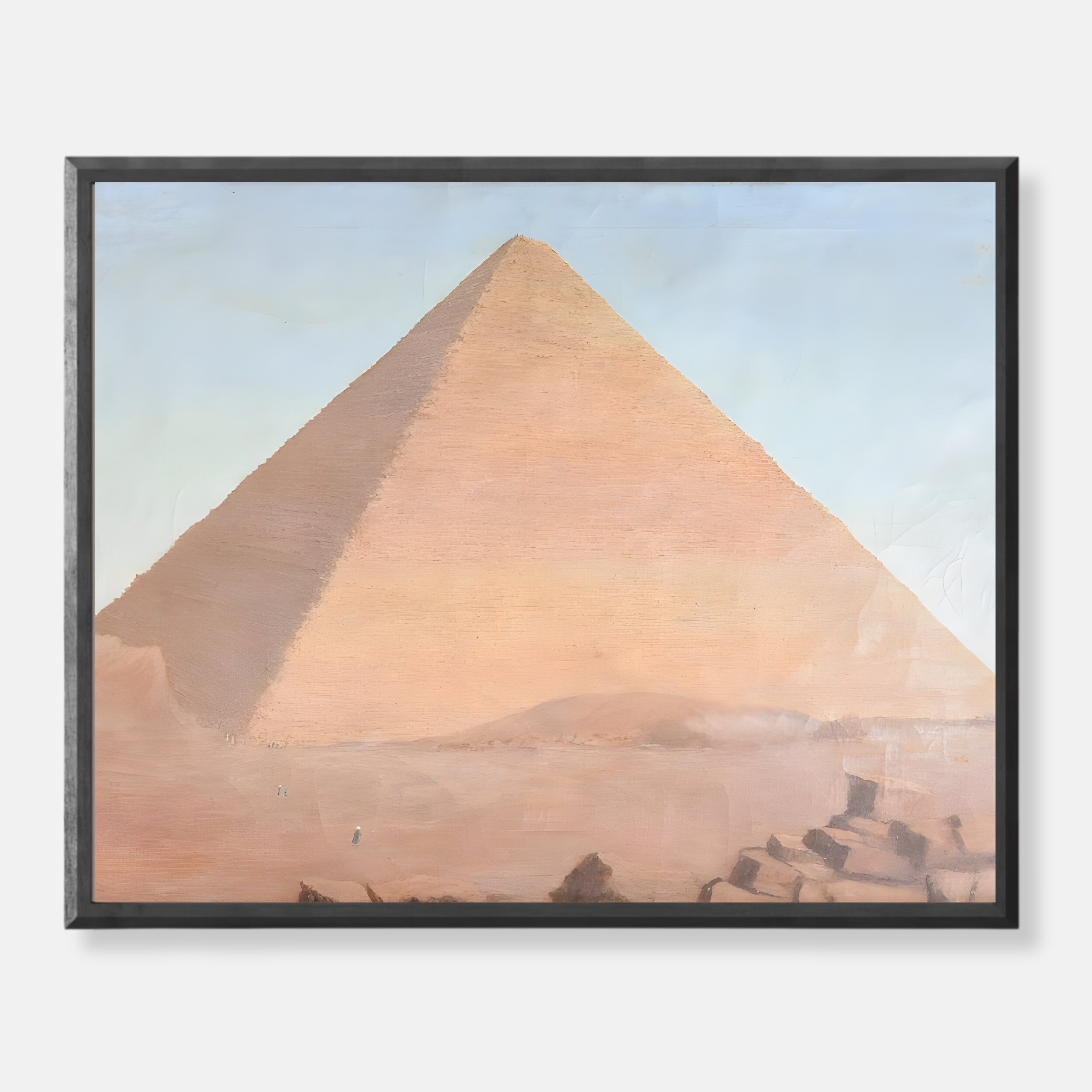 Neutral Vintage Egyptian Pyramid Printable Art Vintage Wall Art Egypt ...