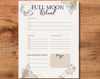 Full Moon Manifestation Ritual - Etsy