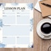 Floral Lesson Plan, Lesson Plans, Digital Lesson Plan Template, Lesson ...