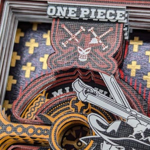 7 Warlords Dracule Mihawk Playing Card Sculpture - Etsy