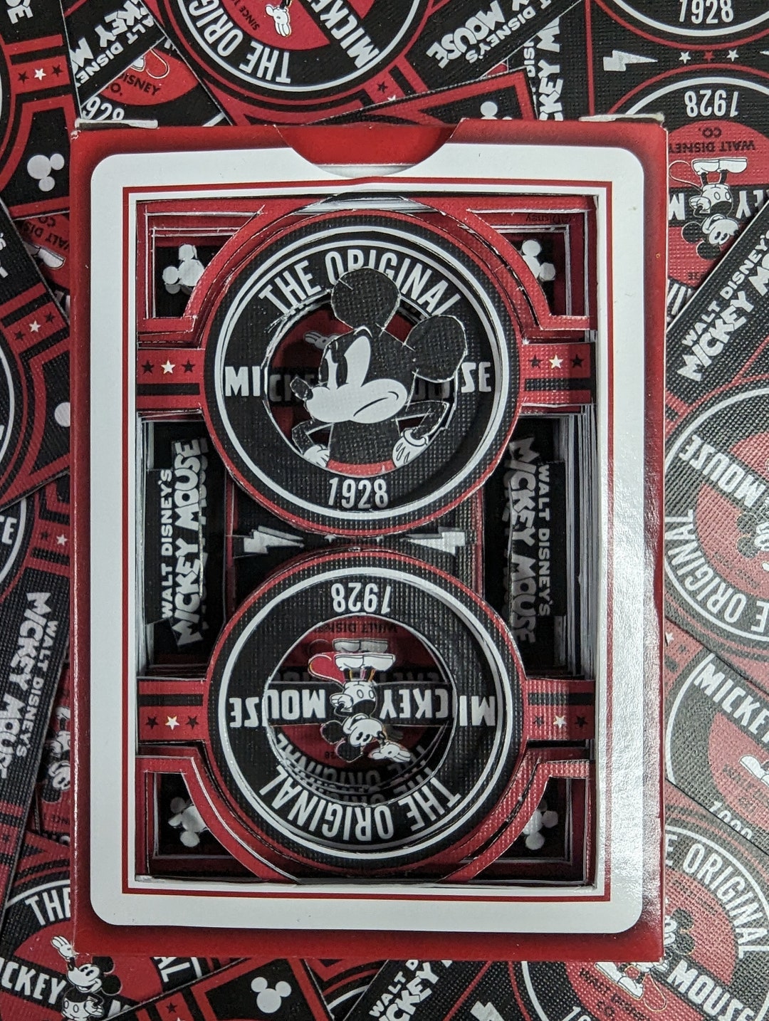 Classic Mickey Playing Card Deck Cut - Etsy