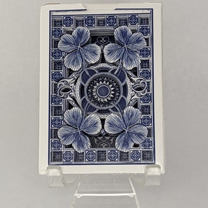 Four Leaf (blue Edition) Playing Card Deck Cut - Etsy